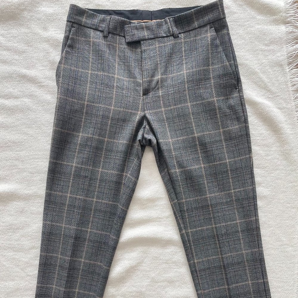 River Island Smart Tailored Suit Slim Skinny Pants - Gem